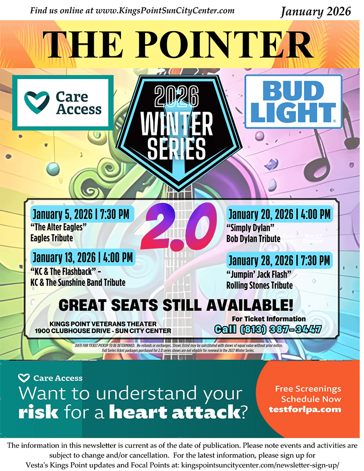 The Pointer – Kings Point Sun City Center – An Active Adult Community