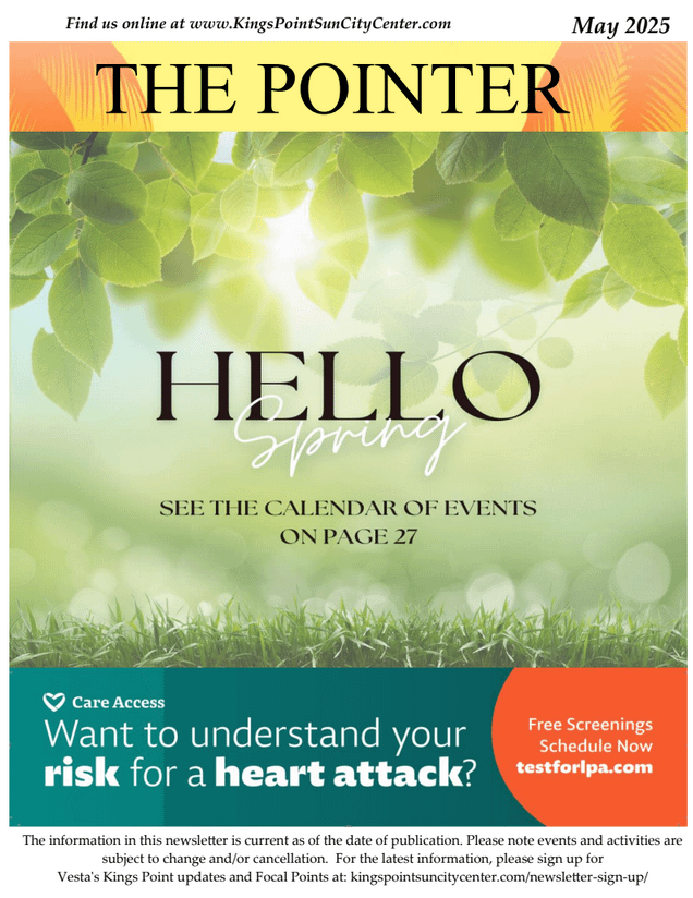 The Pointer – Kings Point Sun City Center – An Active Adult Community