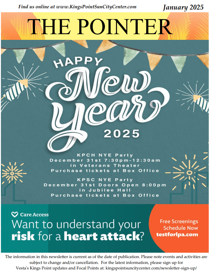 The Pointer – Kings Point Sun City Center – An Active Adult Community